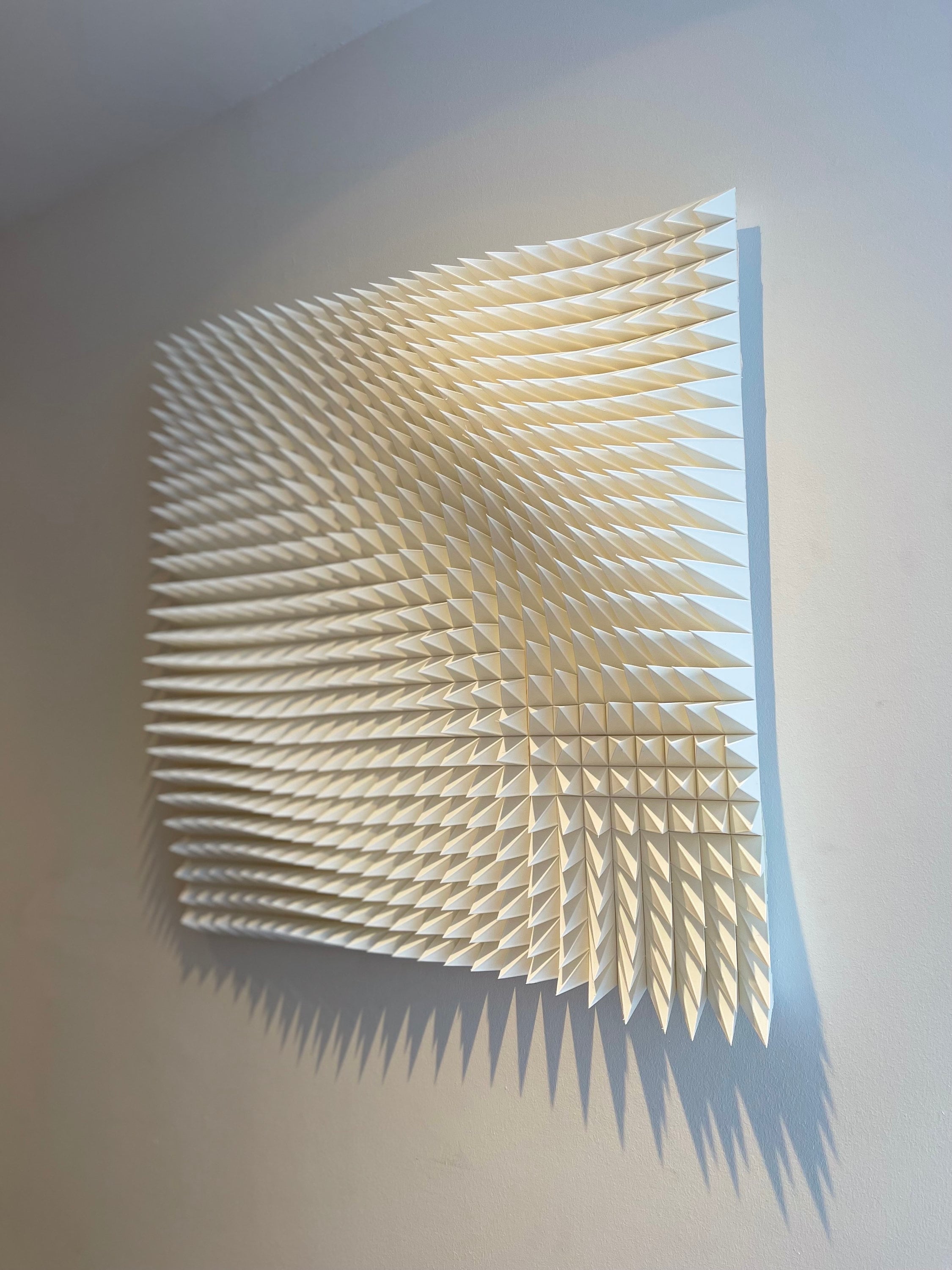 3D Printed Wall Art, Contemporary Geometric, 3D Printed Wall Sculpture ...
