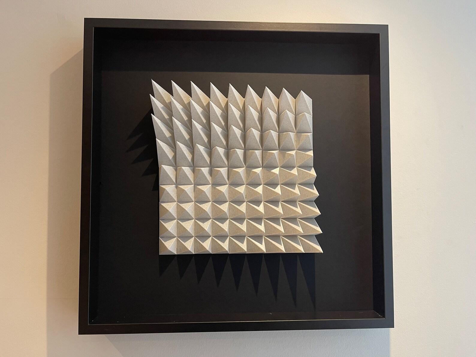 Spiked Wall Relief With Marble Effect : Contemporary 3D Parametric Wall ...