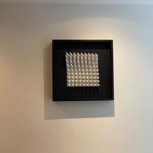 Spiked 3D Printed Wall Art With Marble Effect - Geometric 3D Parametric ...
