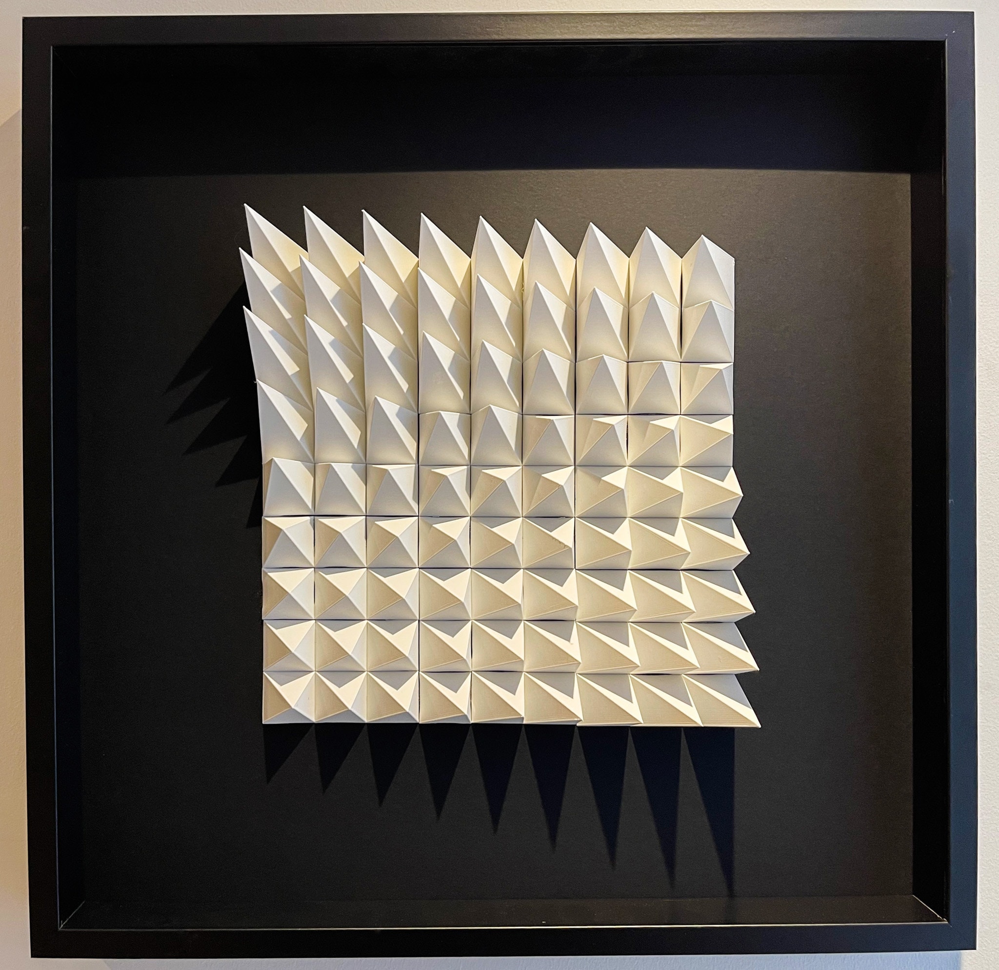 DIY 3D Paper Wall Art, Origami Wall Decor, Parametric Papercraft ...