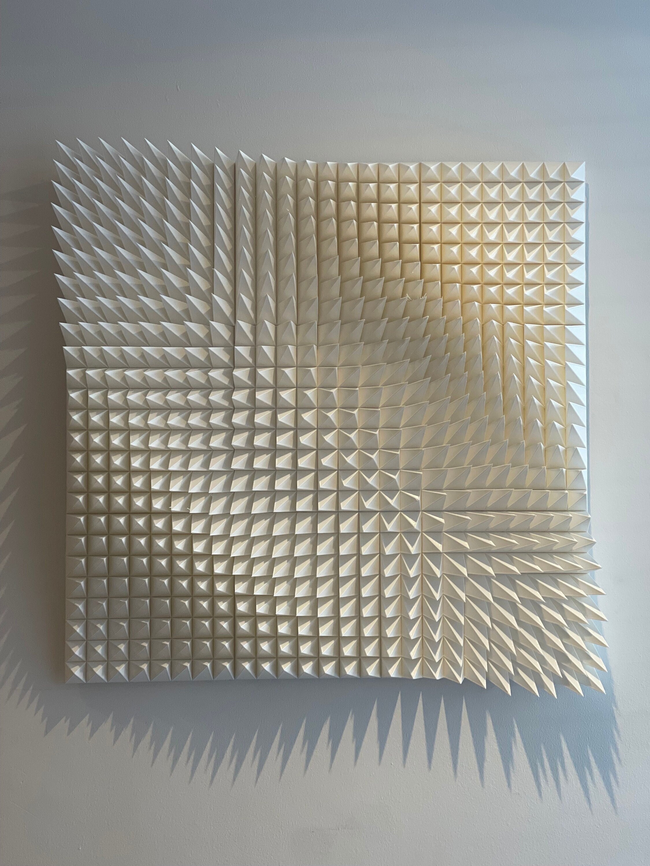 3D Printed Wall Art, Contemporary Geometric, 3D Printed Wall Sculpture ...