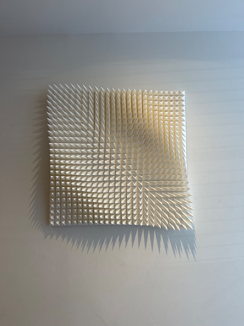 3D Printed Wall Art, Contemporary Geometric, 3D Printed Wall Sculpture ...