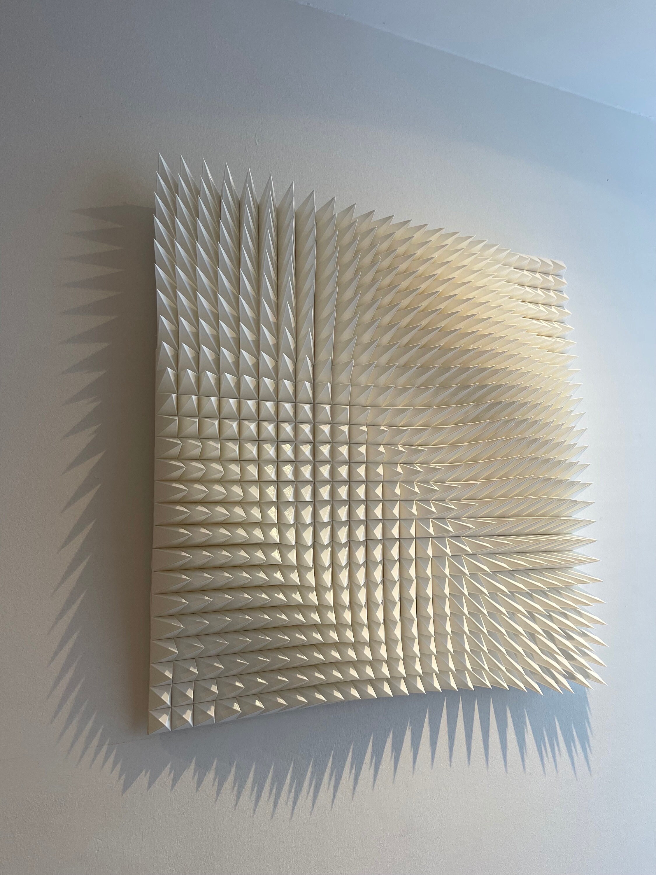 3D Printed Wall Art, Contemporary Geometric, 3D Printed Wall Sculpture ...