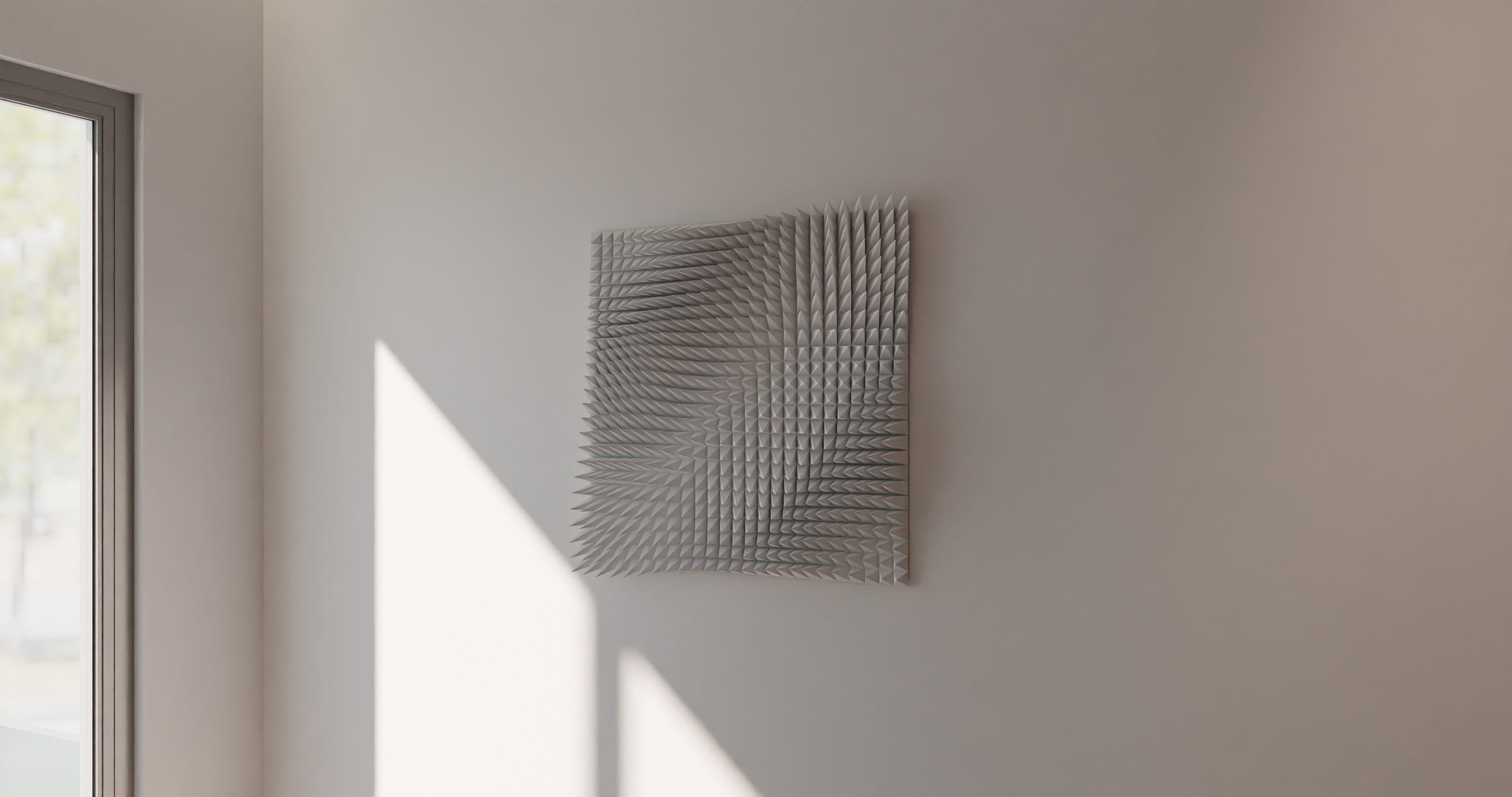 3D Printed Wall Art, Contemporary Geometric, 3D Printed Wall Sculpture ...