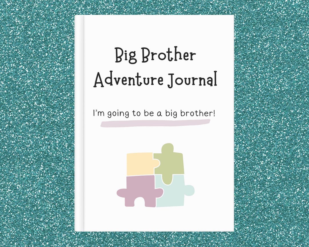 Big Brother Adventure Journal for Kids | Fun Workbook for New Siblings ...