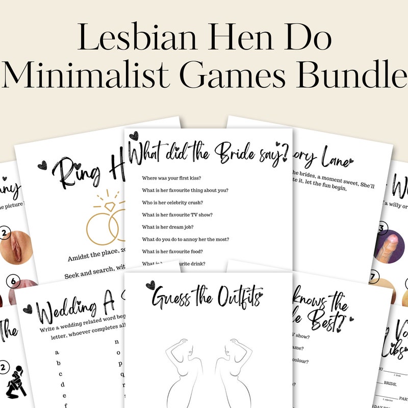 Bachelorette Party Games - Etsy