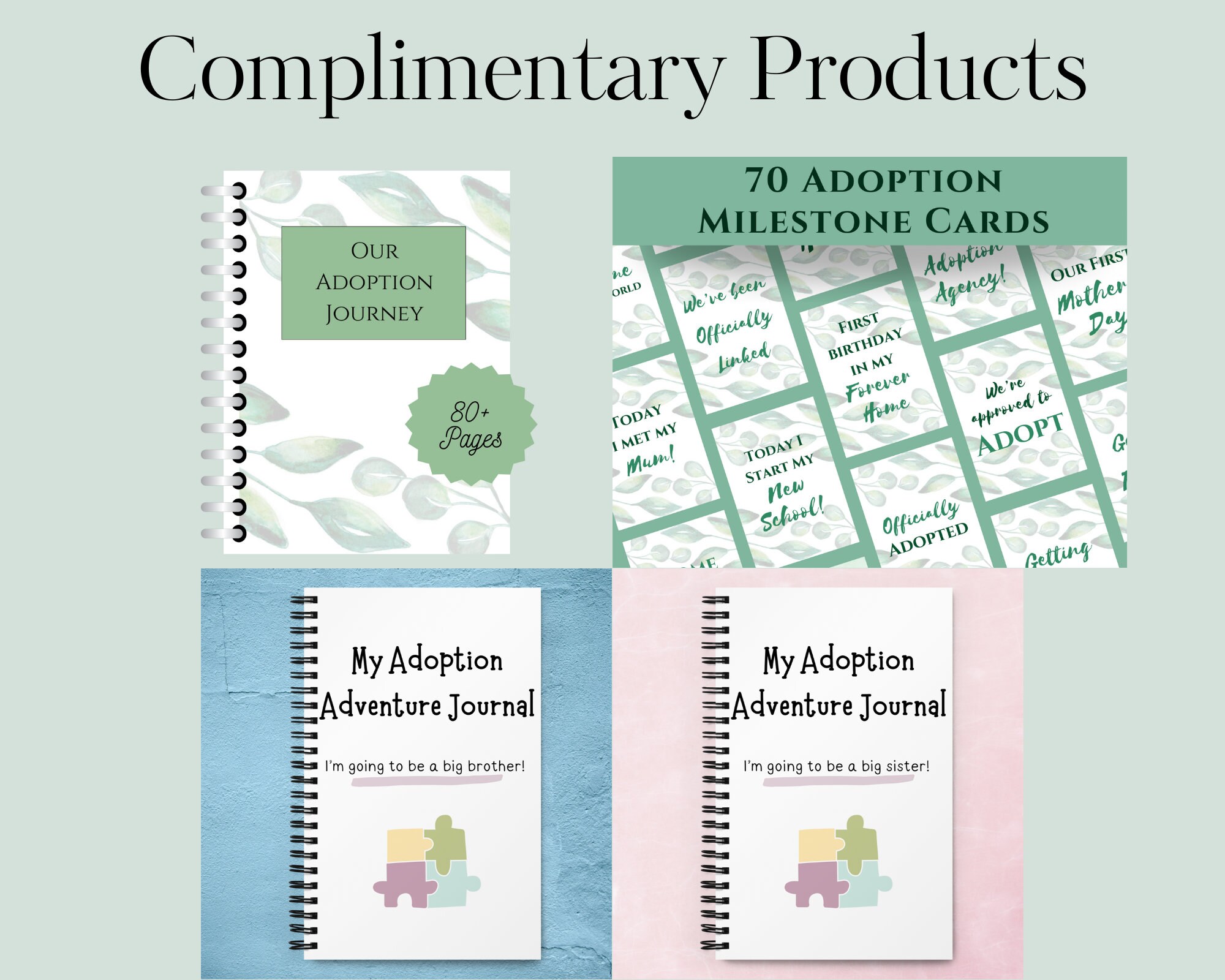 Adoption-friendly Baby Shower Games Bundle: Digital Download With Green ...