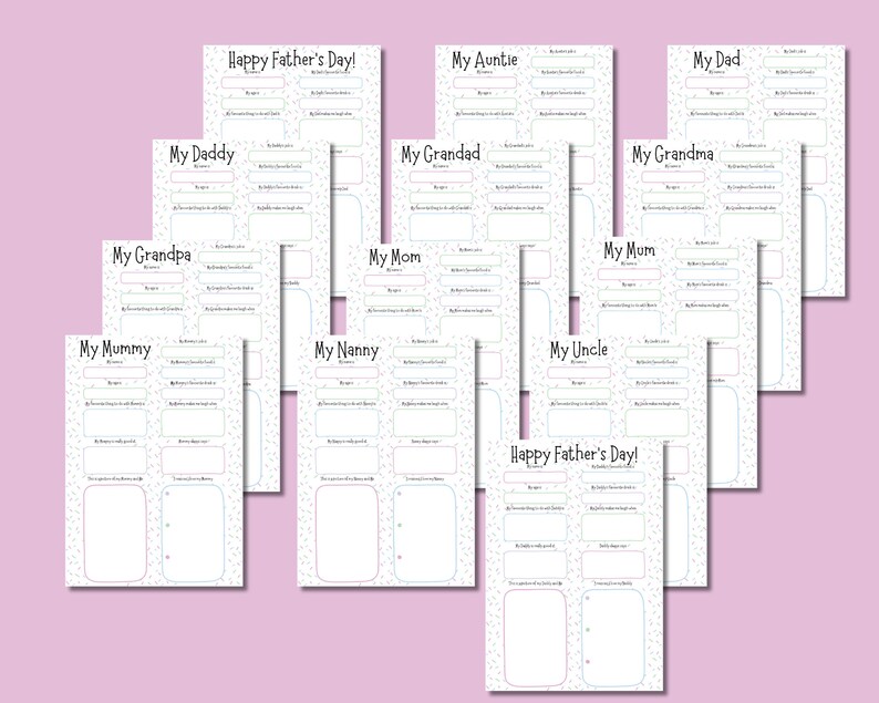 All About My Sister Questionnaire | Personalised Birthday Card Keepsake ...