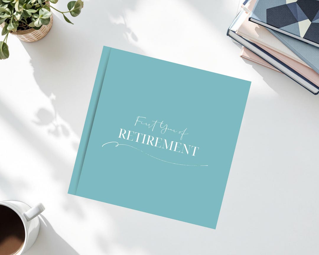 First Year Retirement Gift Memory Book Retiree Bucket List Journal ...