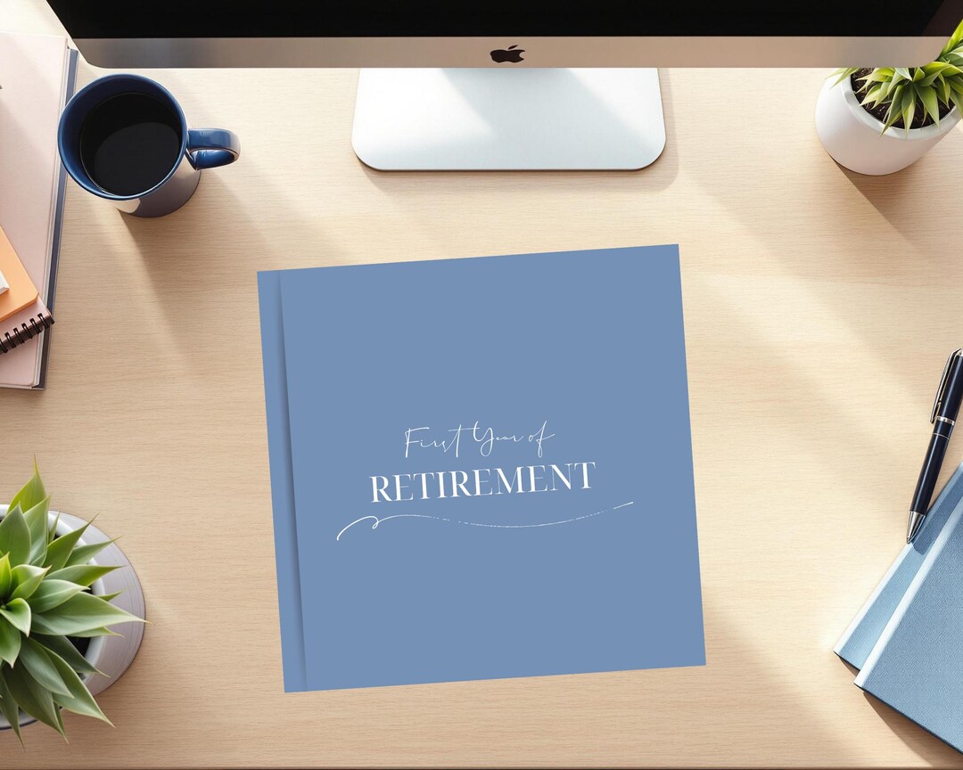 First Year Retirement Memory Keeper Book Retiree Gift Senior Life ...