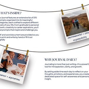 365 Days Journal Prompts for Personal Growth, Self-discovery ...