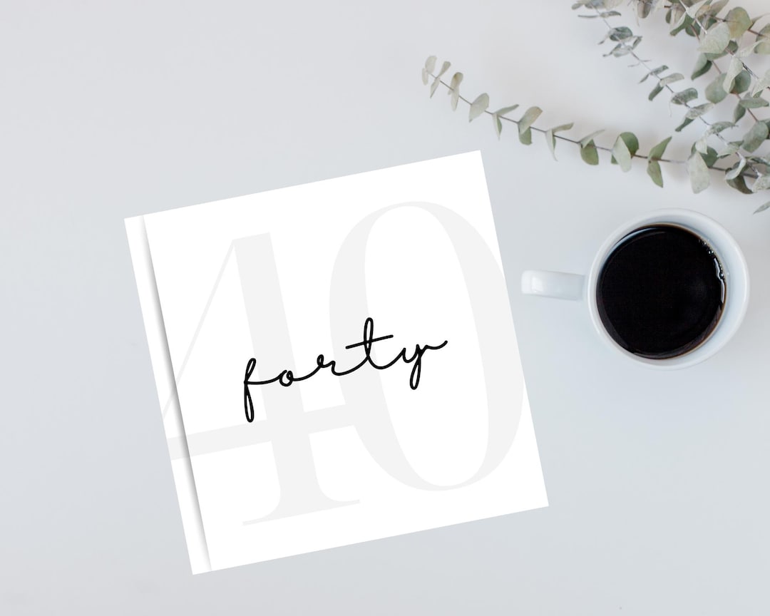 40 After 40 Bucket List Journal – 40th Birthday Present – Challenge ...