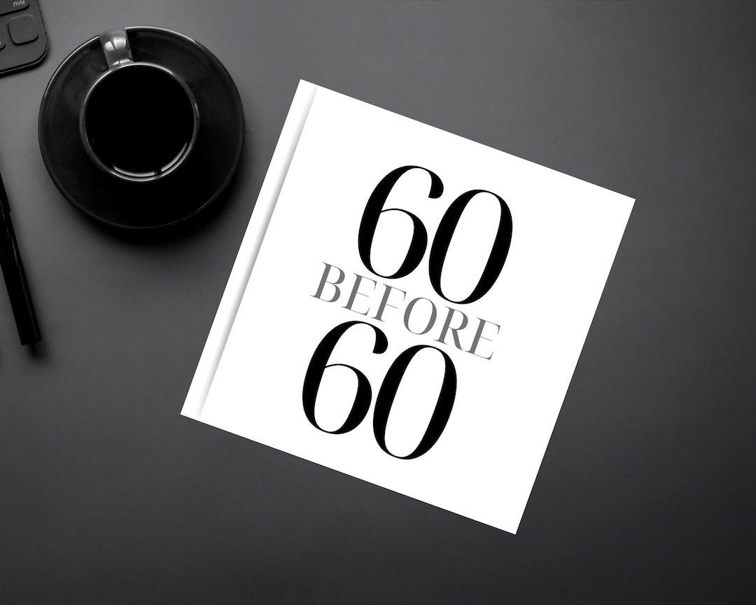 60 Before 60 Bucket List Journal | Things to Do Before 60 | Adventure ...
