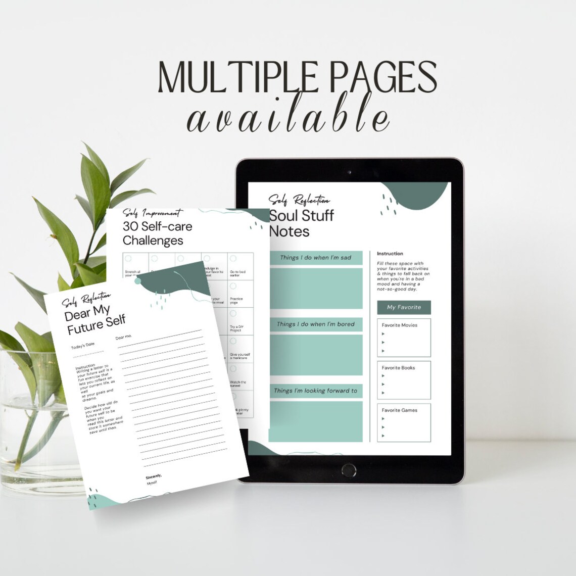 Minimal Self Care Checklist Printable, Aesthetic Self Care List PDF ...