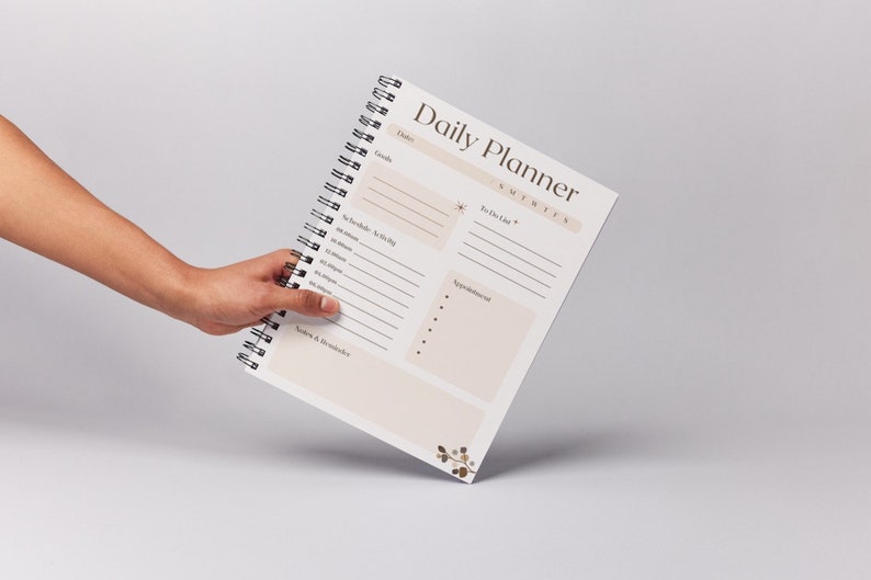 Printable Daily Planner, Printable Organizer, Planning Routine, Single ...