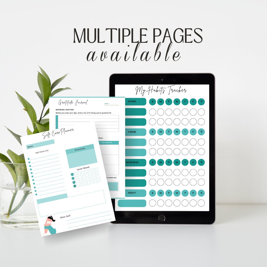 Minimal Self Care Checklist Printable, Aesthetic Self Care List PDF ...