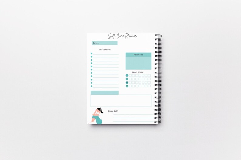 Minimal Self Care Checklist Printable, Aesthetic Self Care List PDF ...