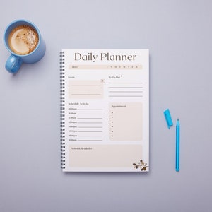 Printable Daily Planner, Printable Organizer, Planning Routine, Single ...