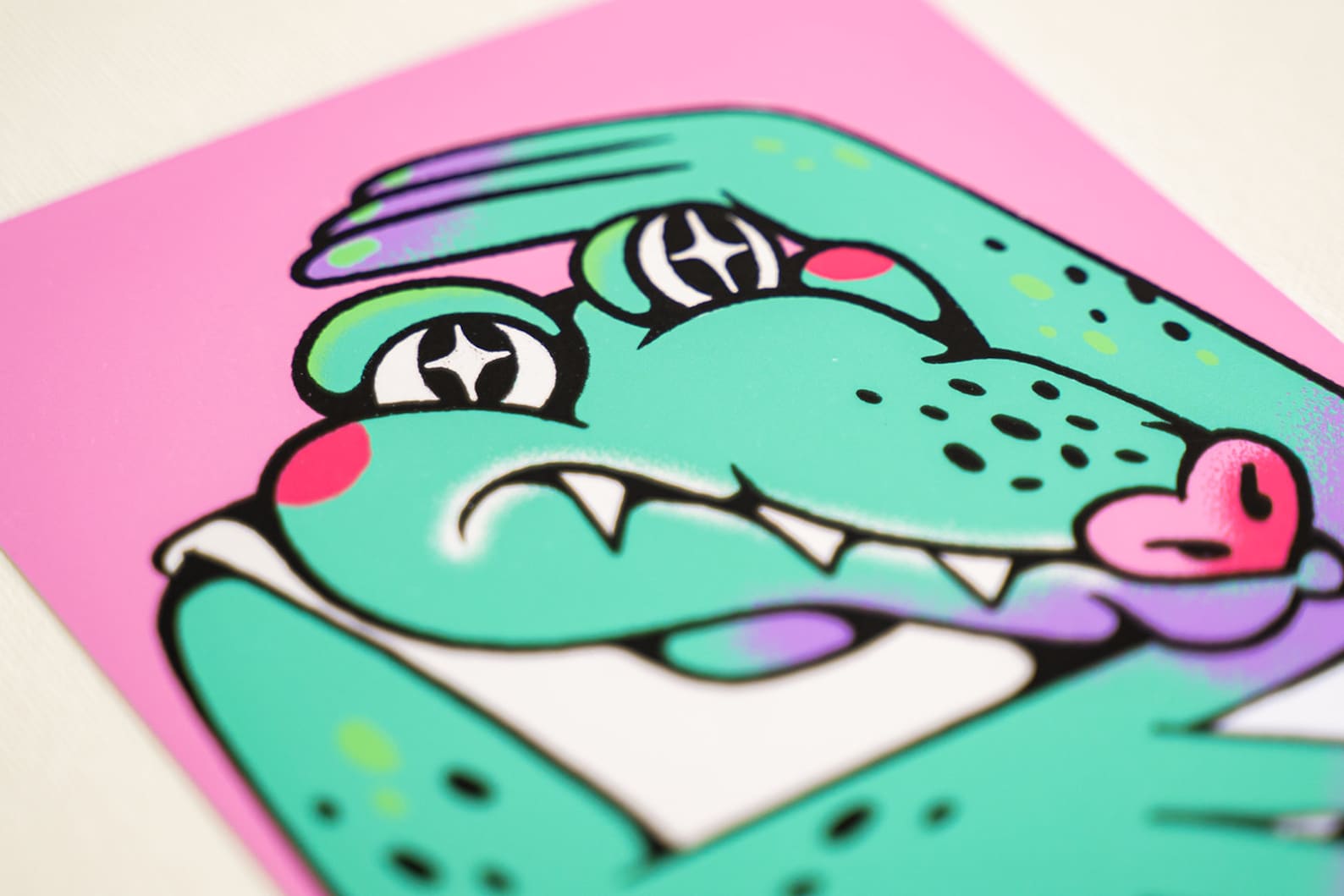 The Great Cogitator | Art Print | Wall Print | Crocodile Illustration ...