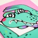 The Great Cogitator | Art Print | Wall Print | Crocodile Illustration ...
