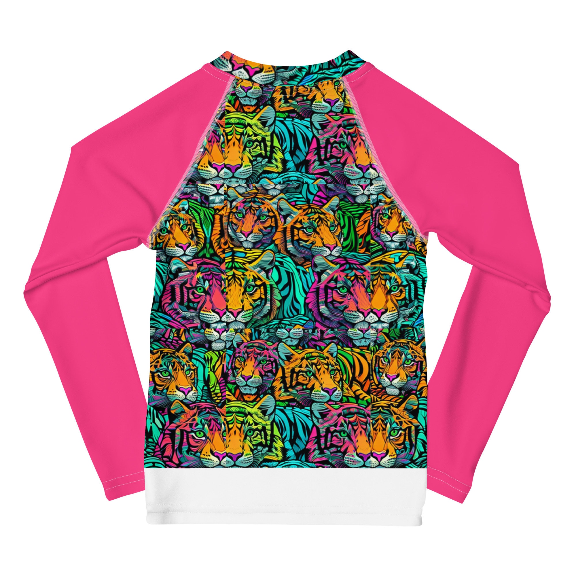 Tiger Fury: Kids Tiger Design Rash Guard Tiger Children Rash Guard ...