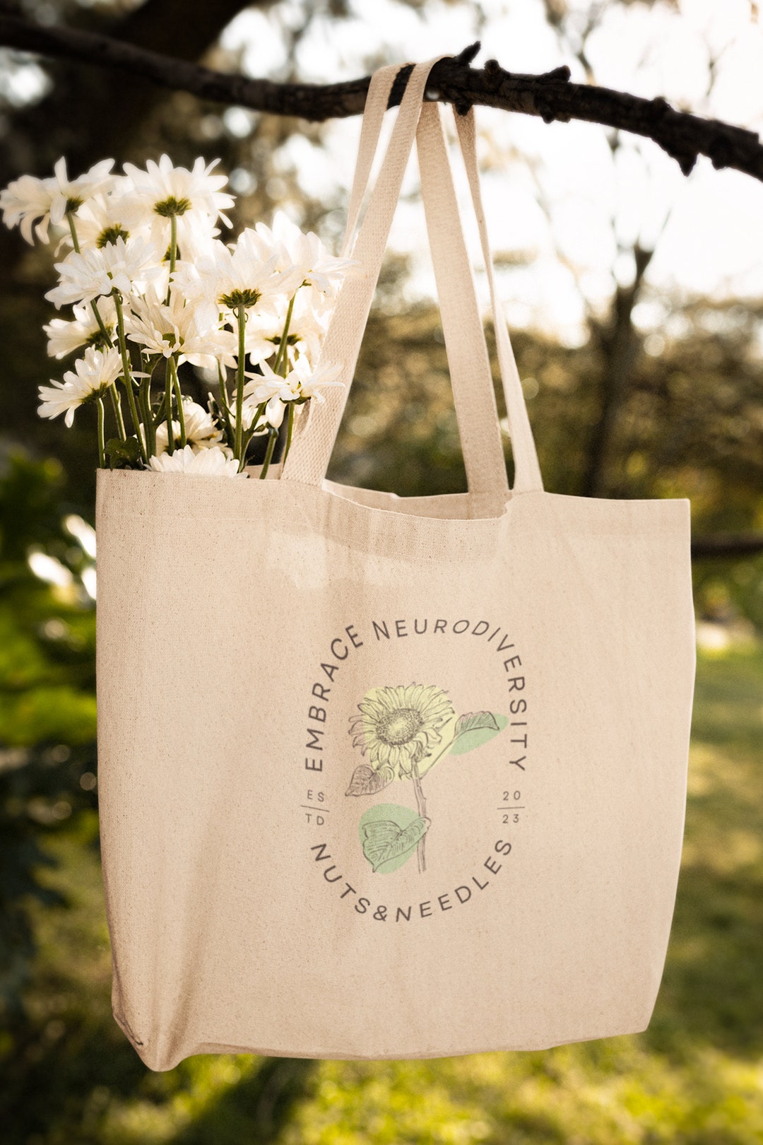 Mental Health Tote Bag 'embrace Neurodiversity' Part - Etsy