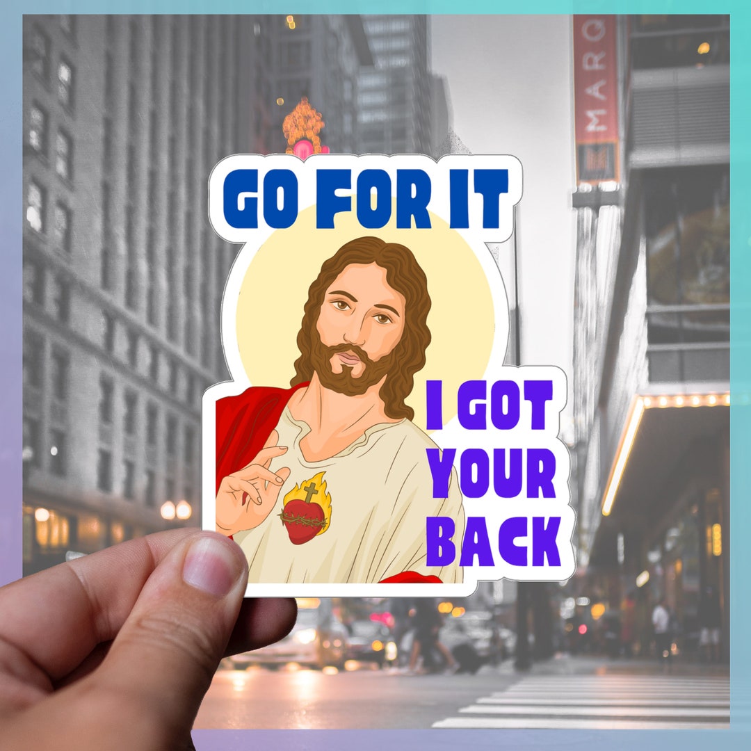 Jesus I Saw That Sticker - Waterproof - Funny Gifts - Stickers Water ...