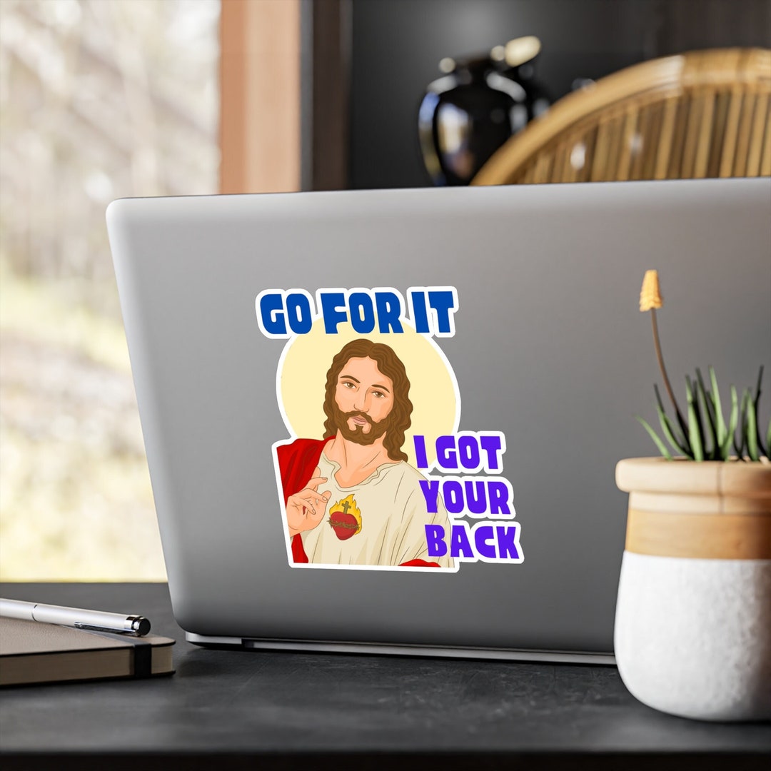 Jesus I Saw That Sticker -funny Gifts - Stickers Water Bottle ...