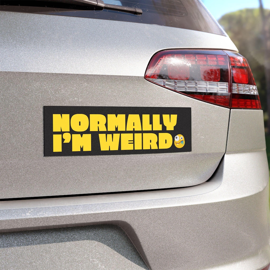 Funny Car Magnet for Weird People, Quirky Vehicle Magnet, Unique Auto ...