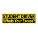 Student Driver Bumper Sticker, New Driver Car Sticker Funny I'm ...
