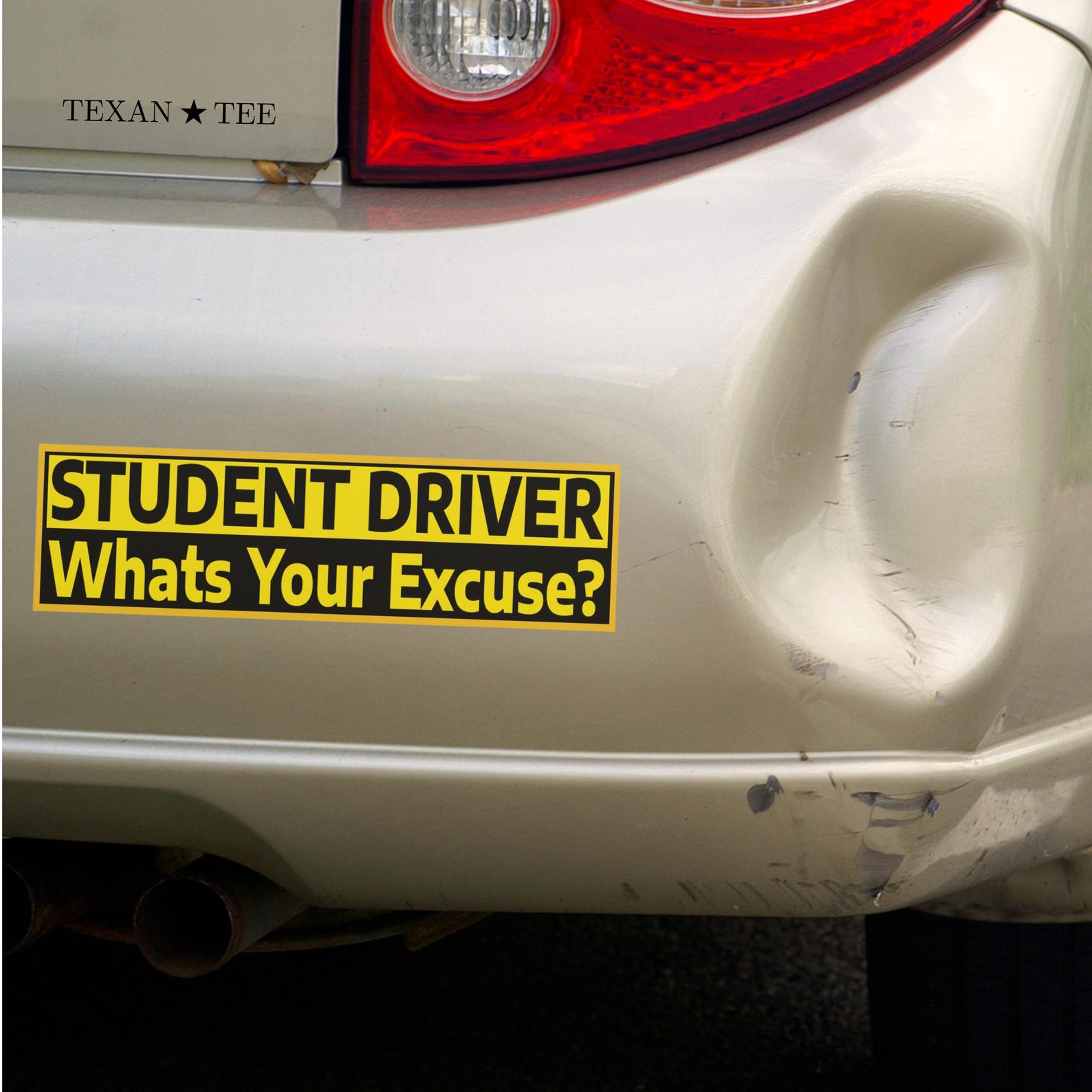 Student Driver Bumper Sticker, New Driver Car Sticker Funny I'm ...