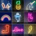 Neon LED Wall Light - Etsy
