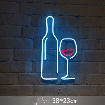 Neon LED Wall Light - Etsy