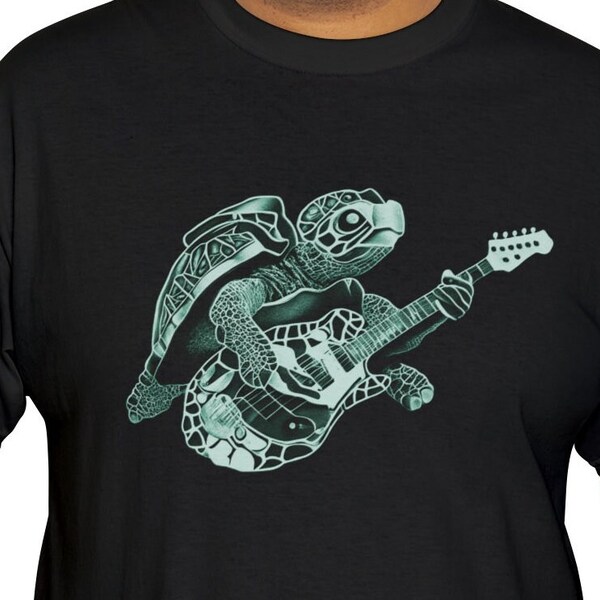 Guitar Tshirt - Etsy