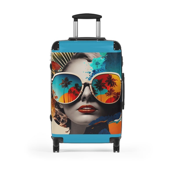 Retro Suitcase - Etsy
