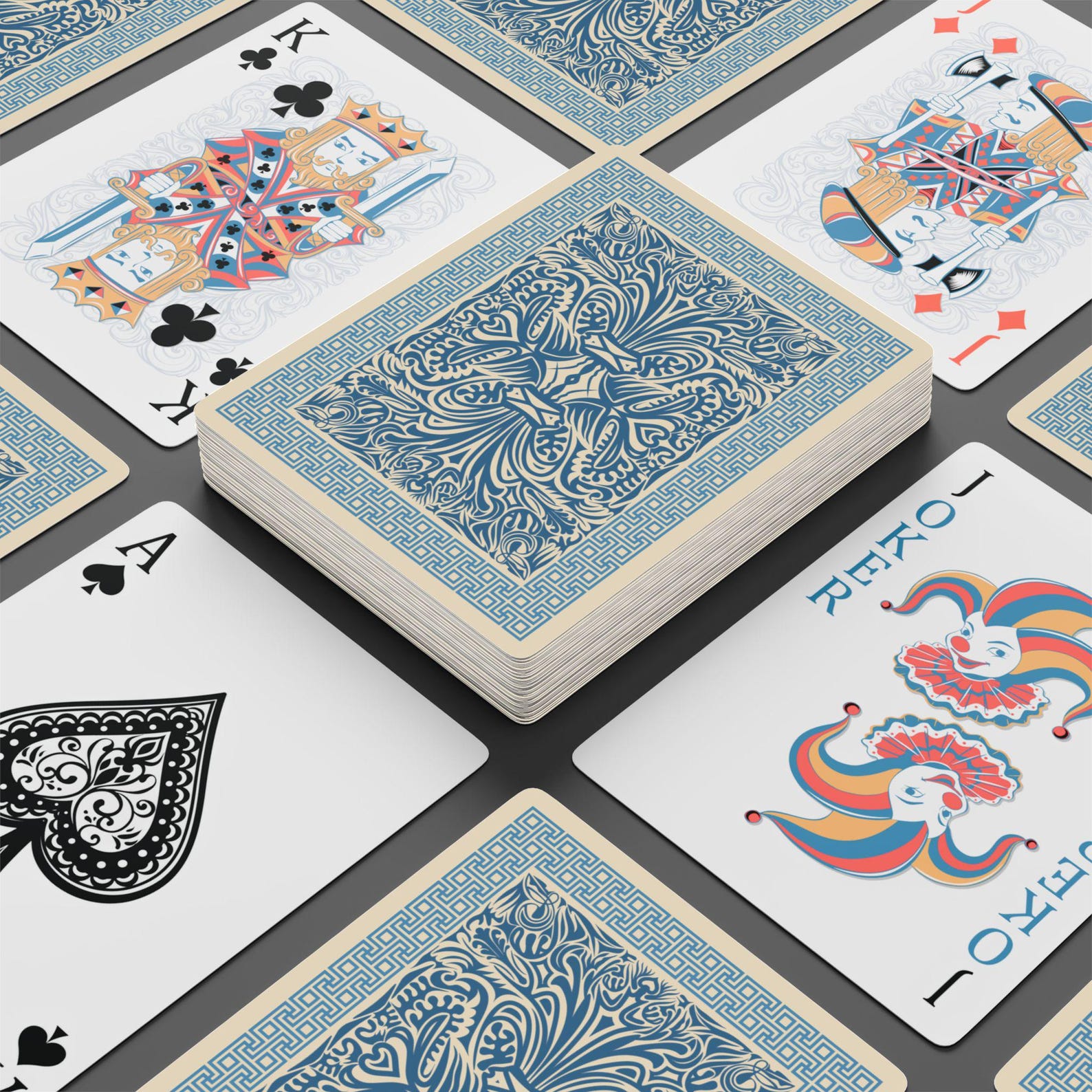 Elegant Poker Playing Cards | Artistic Card Deck, Game Night Essentials ...