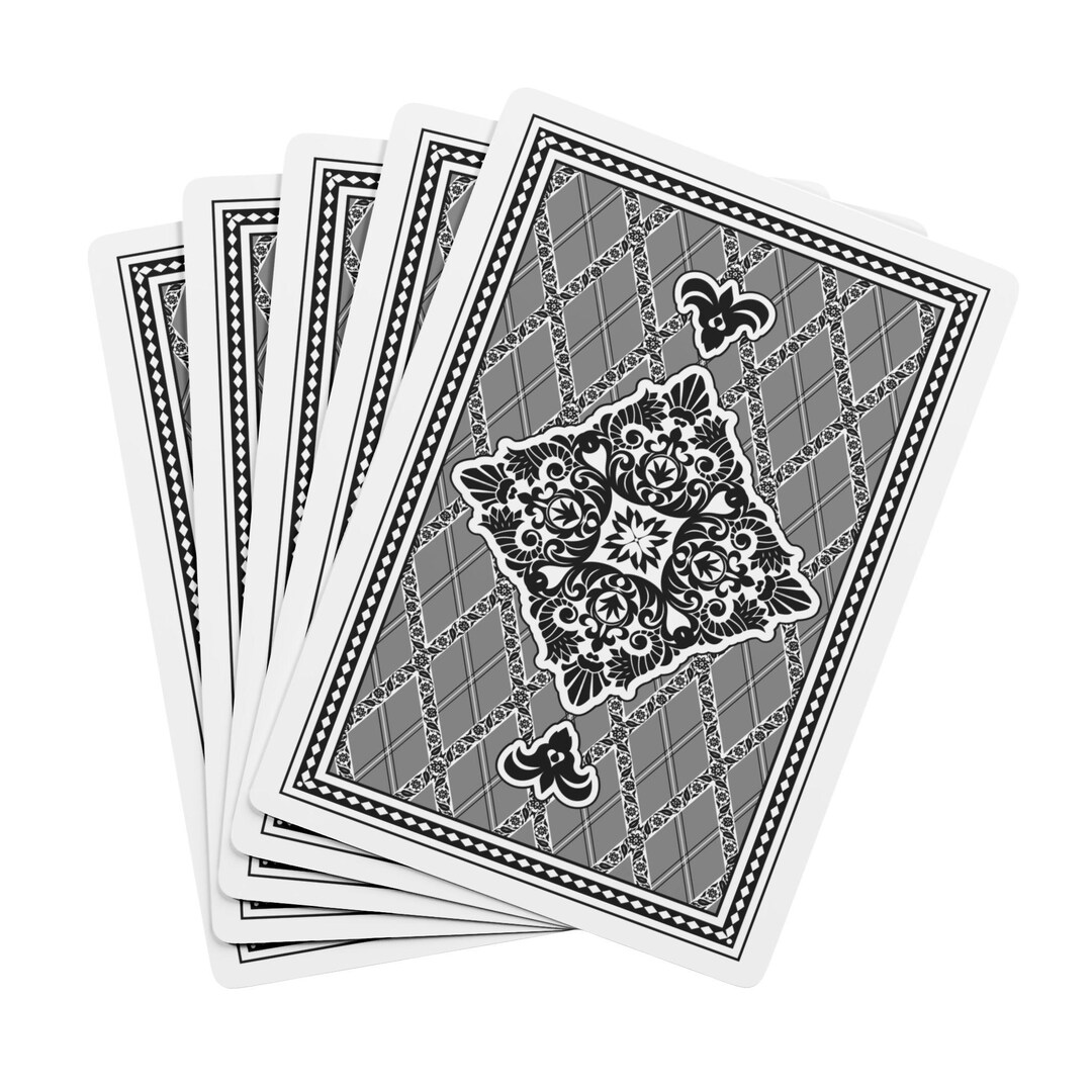 Elegant Poker Playing Cards Set, Unique Card Game for Game Night ...