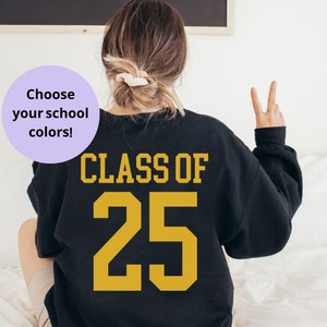 Class of 2025 Sweatshirt for Senior 2025 Graduate, Class of 2025 Crew ...