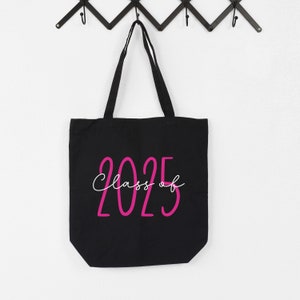 Class of 2024, 2025, 2026 Tote Bag, Custom Graduation Year Gift ...
