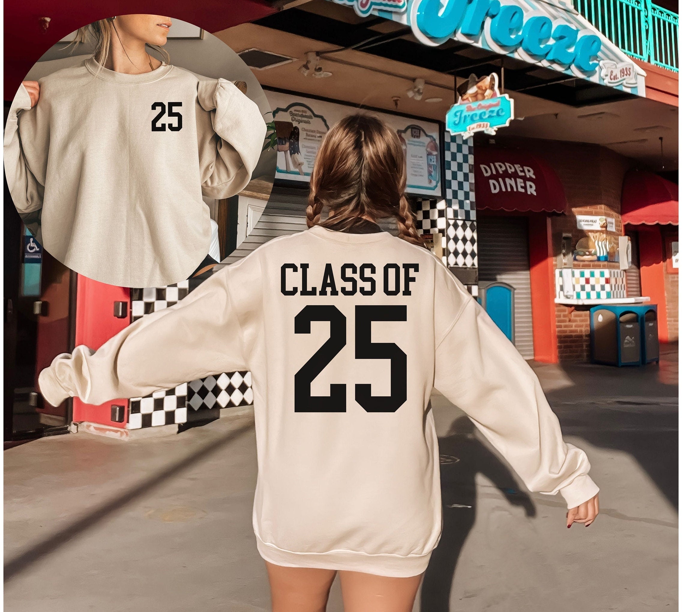 Class of 2025 Sweatshirt for Senior 2025 Graduate Class of - Etsy