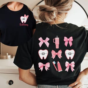 Custom Orthodonist Shirt With Tooth, Braces Personalized Orthodontic ...