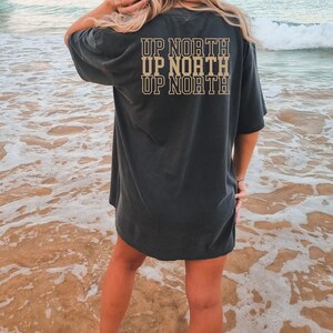 Michigan up North Comfort Colors Tee Shirt, Customizable up North Shirt ...