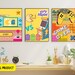 Retro Arcade Game Room Decor Printable Wall Art - Etsy
