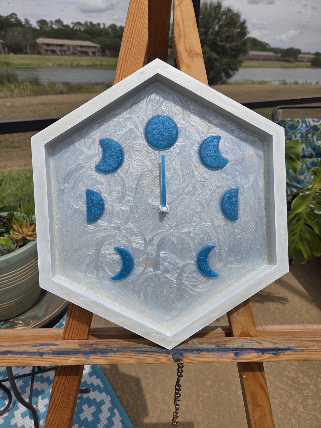 Lunar Clock Moon Phase 28 Day Cycle - Etsy