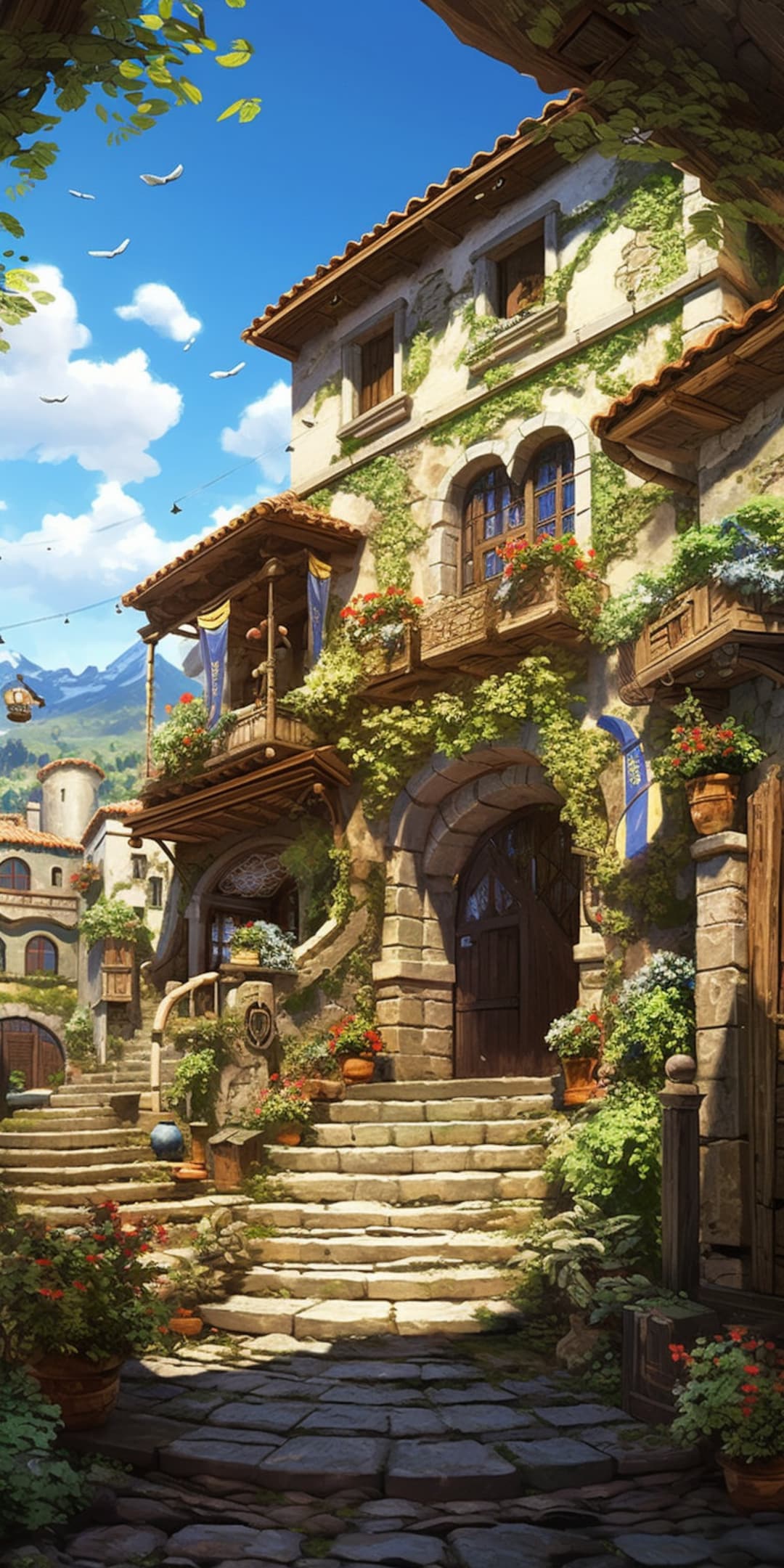 Village House With Stairs No.1 Cross Stitch Pattern / Instant PDF ...