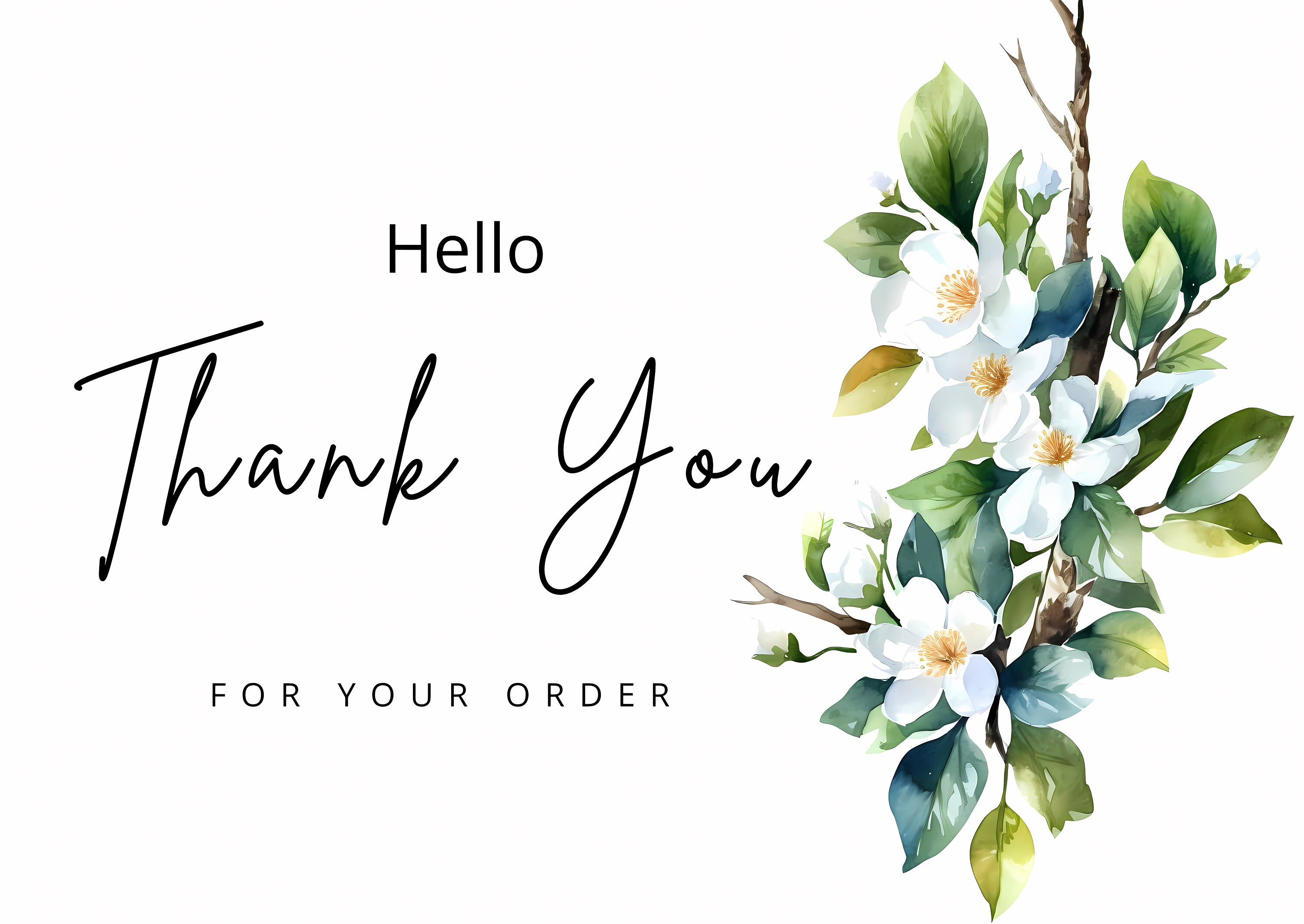 Watercolor White Floral Clipart 50+ PNG Bundle, Wedding Clipart ...