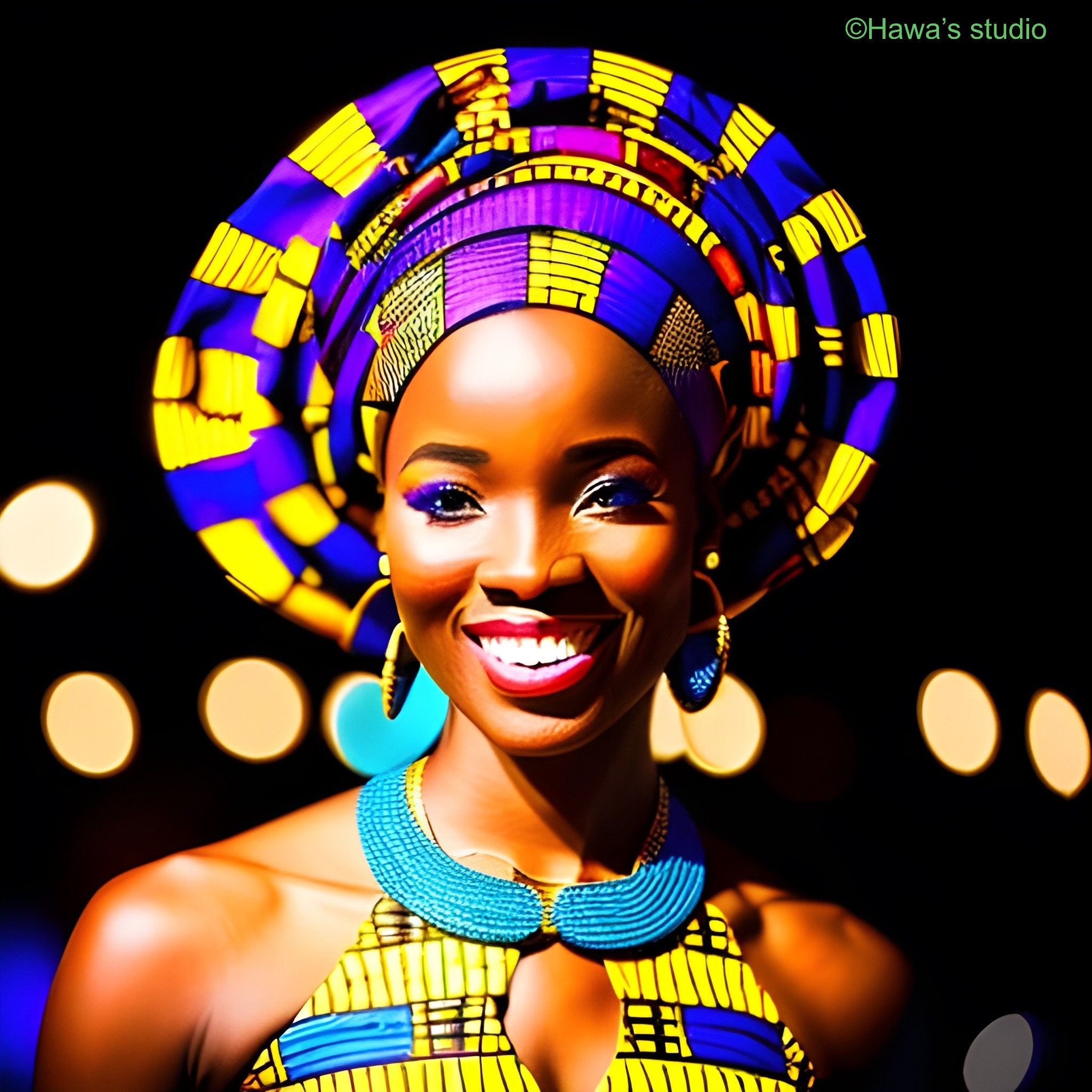 These Hyper Realistic Afro Art Comes With Joy - Etsy