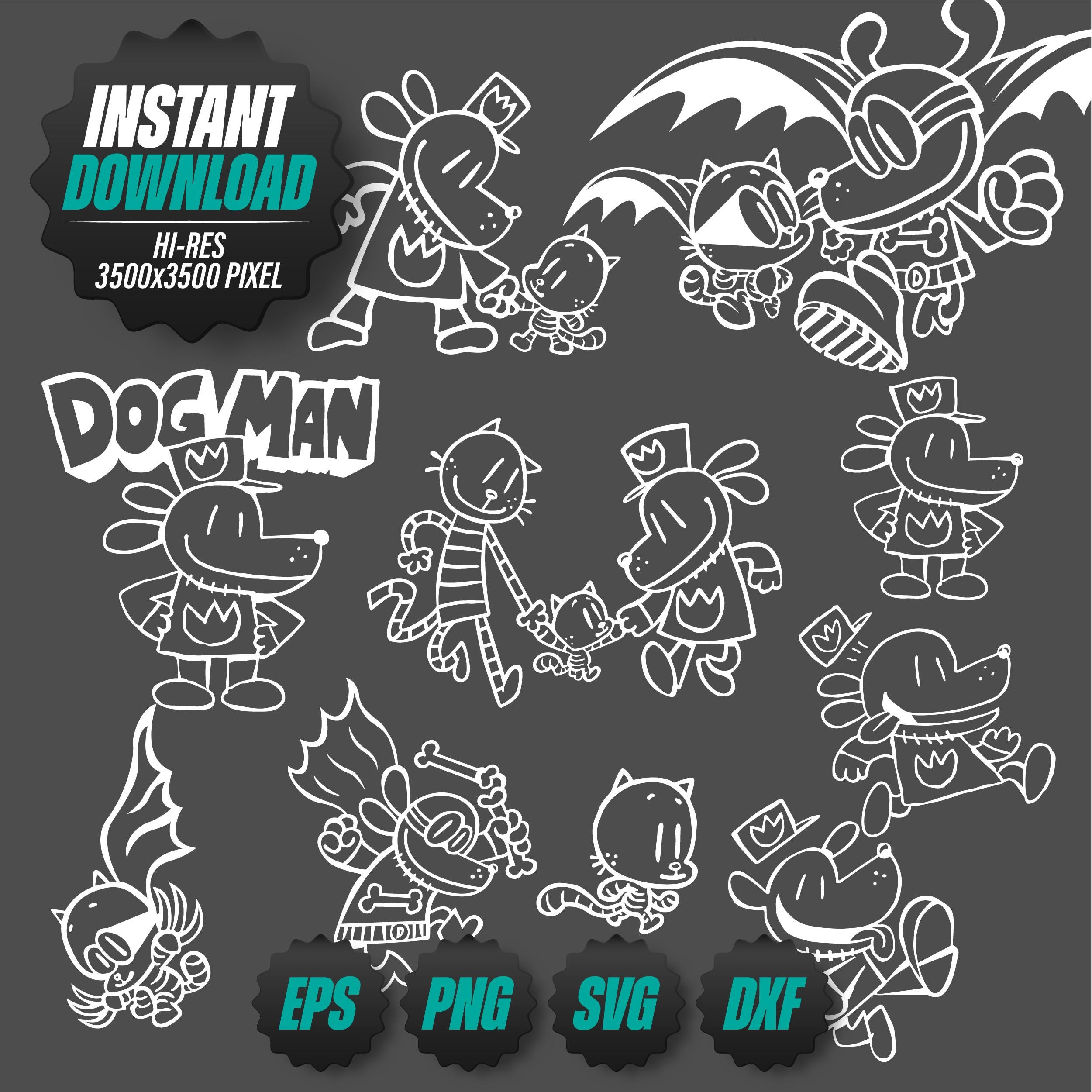 Dog Man Svg, Dogman Svg, Dog Man Png, Dog Man Clipart, Dog Boy Svg, Dog ...