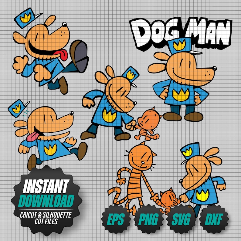 Dog Man Svg, Dogman Svg, Dog Man Png, Dog Man Clipart, Dog Boy Svg, Dog ...