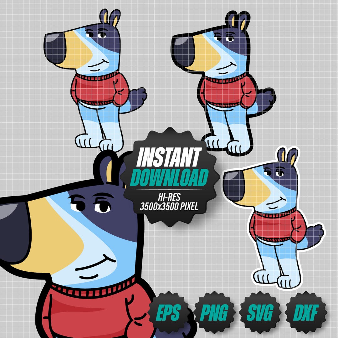 Just a Chill Guy, Bluey Svg, Bluey Png, Just a Chill Guy Svg, I'm Just ...